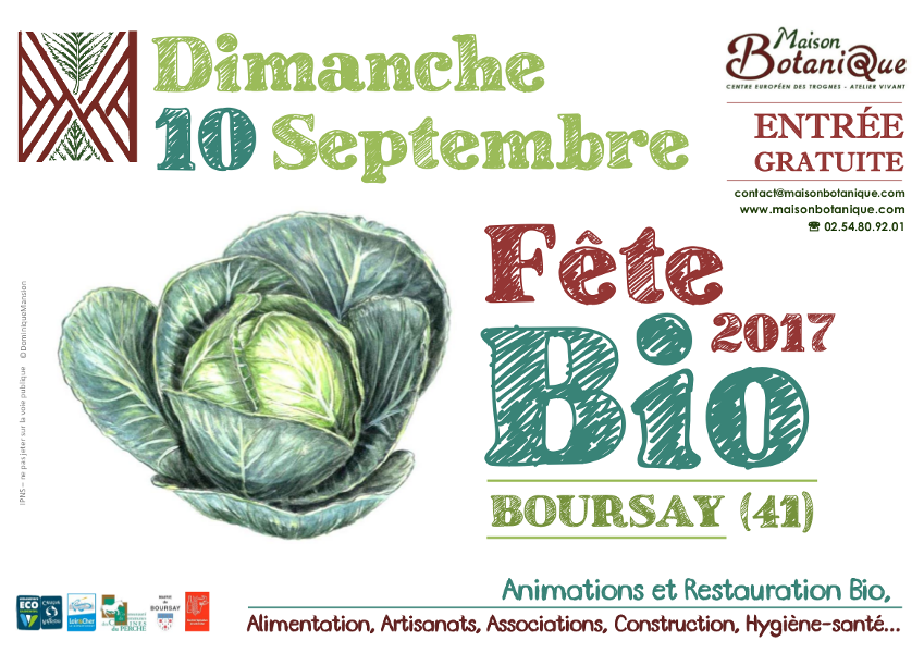 Fête Bio de Boursay - Boursay - le 10/09/2017 - Agenda